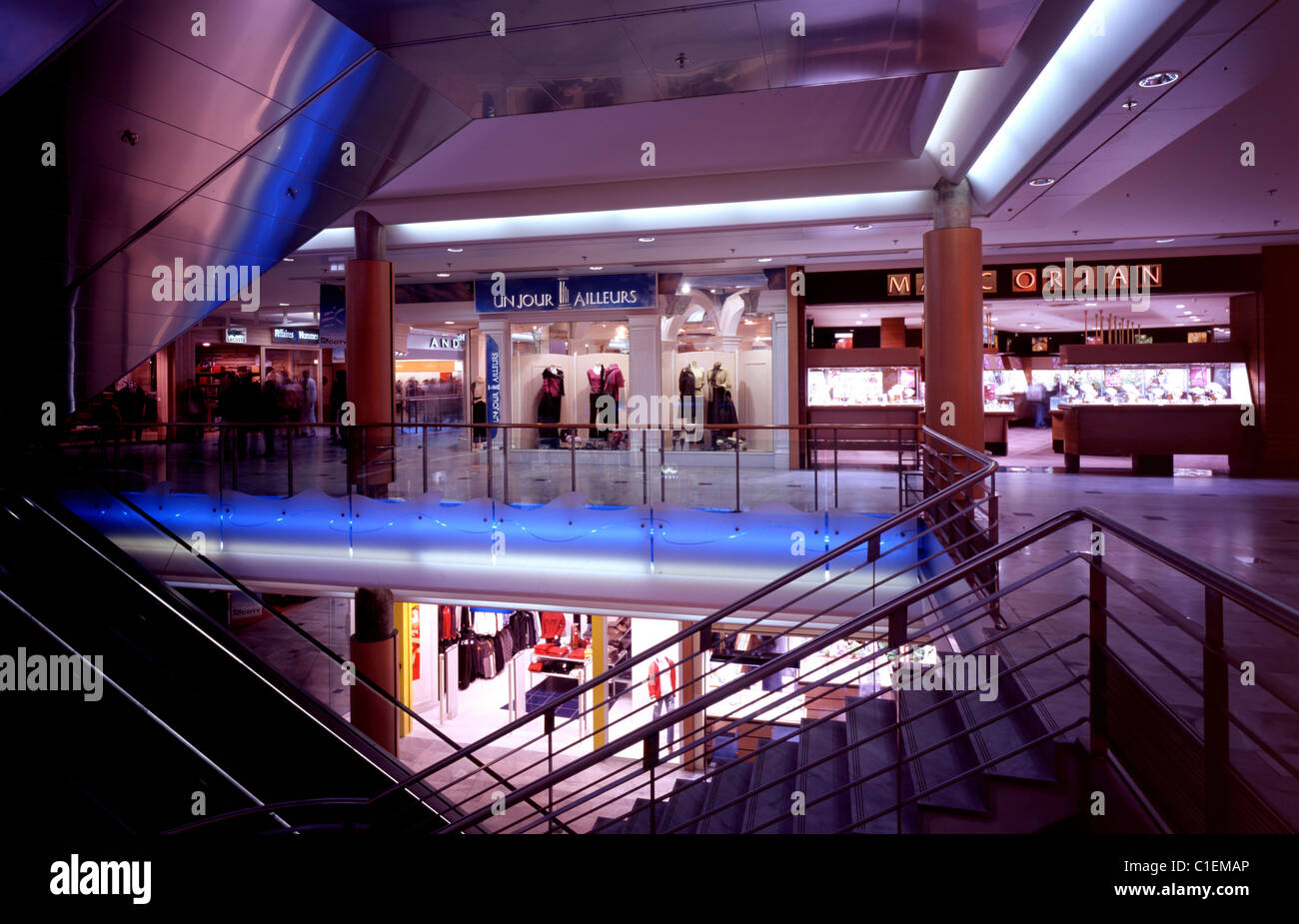 Shopping Mall, Le Havre, France Stock Photo - Alamy