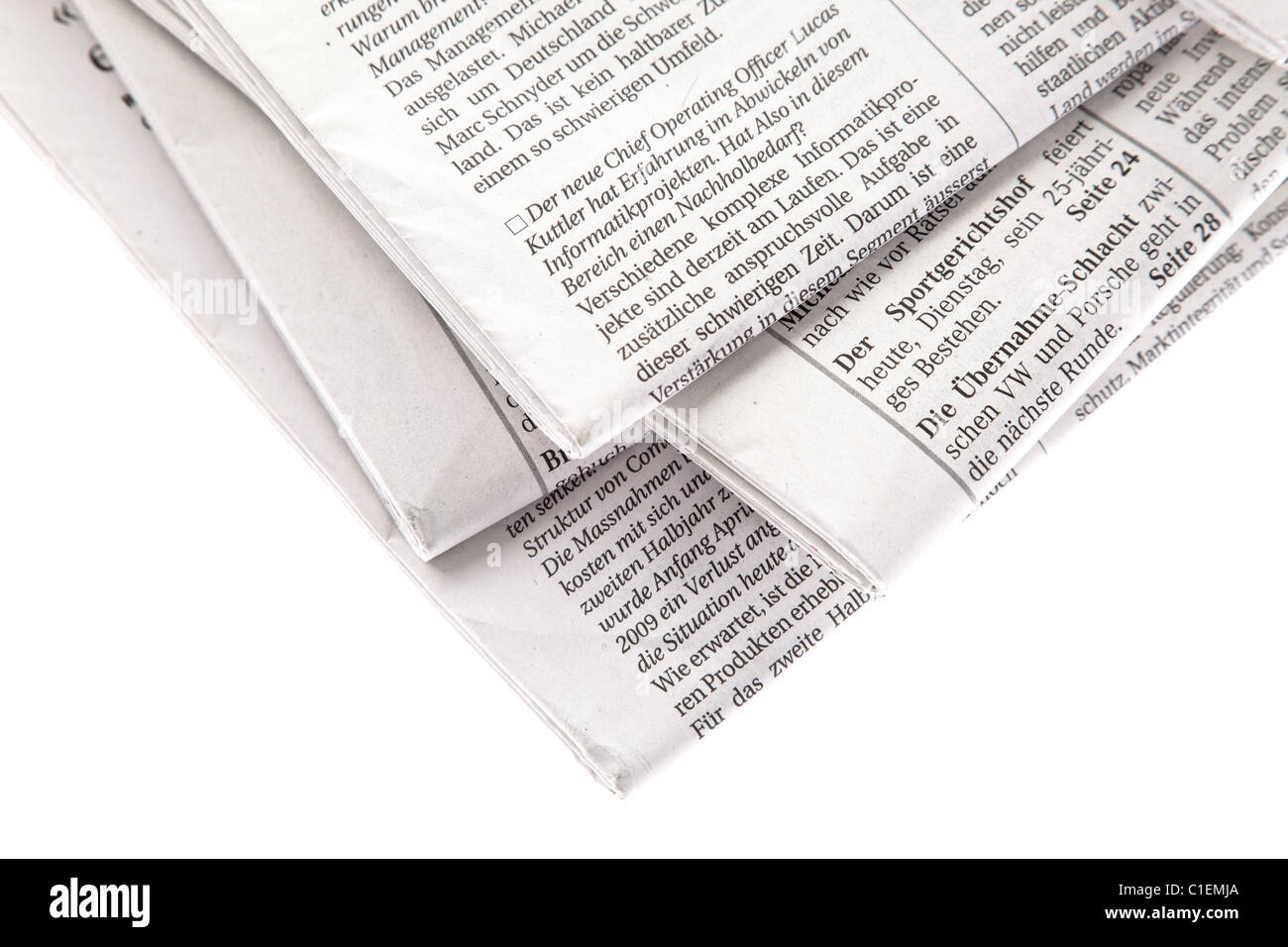 Old newspapers and magazines in a pile Stock Photo - Alamy