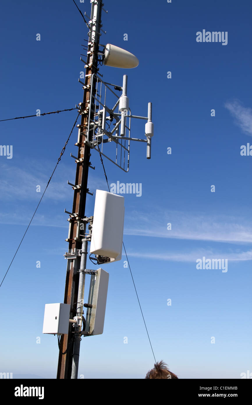 Transmitter for communication Stock Photo - Alamy