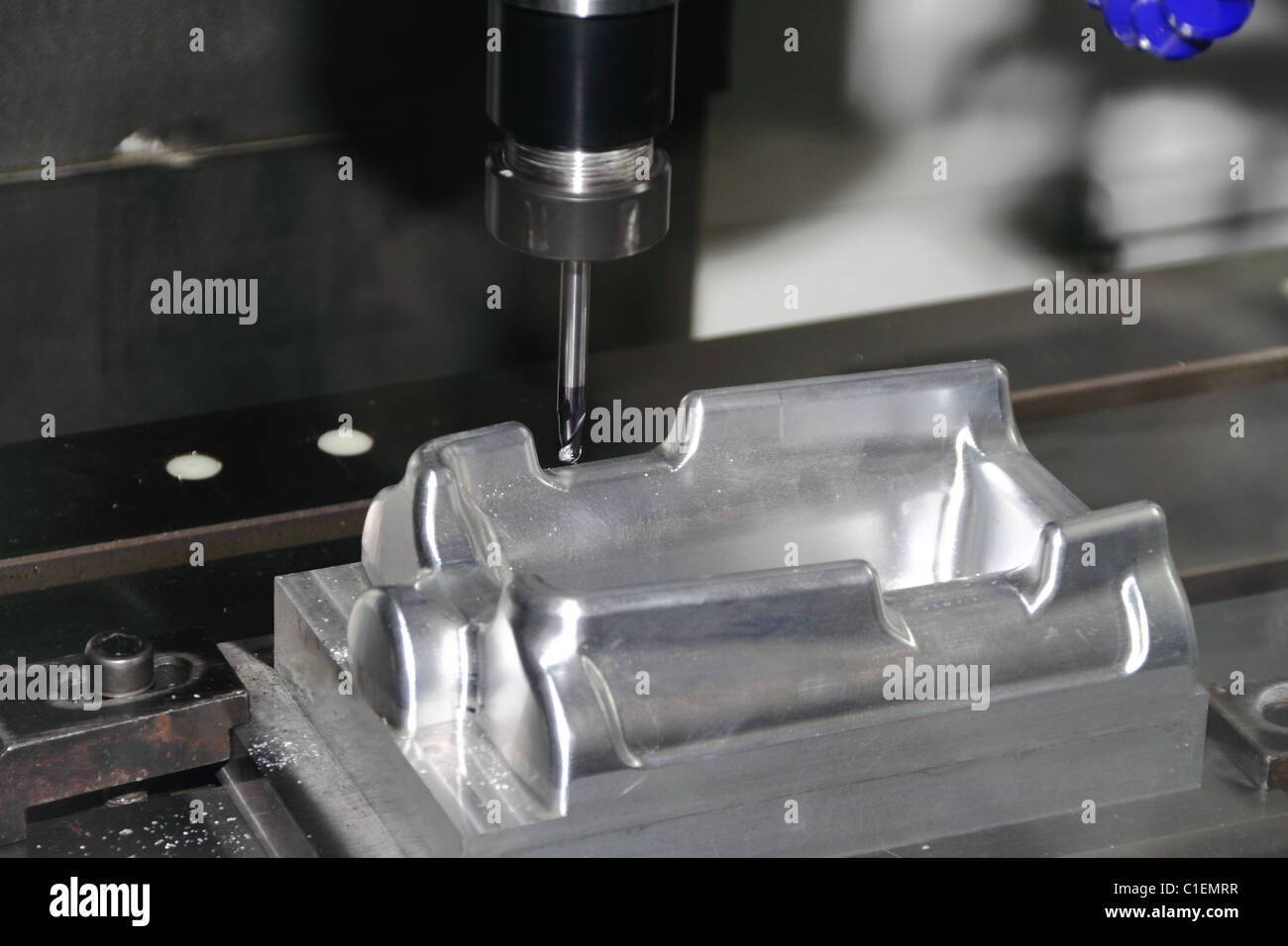 cnc machine tools in the work Stock Photo - Alamy