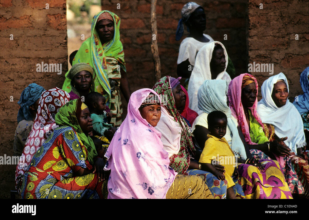 Benin, Atacora Department, women of Natitingou village Stock Photo - Alamy