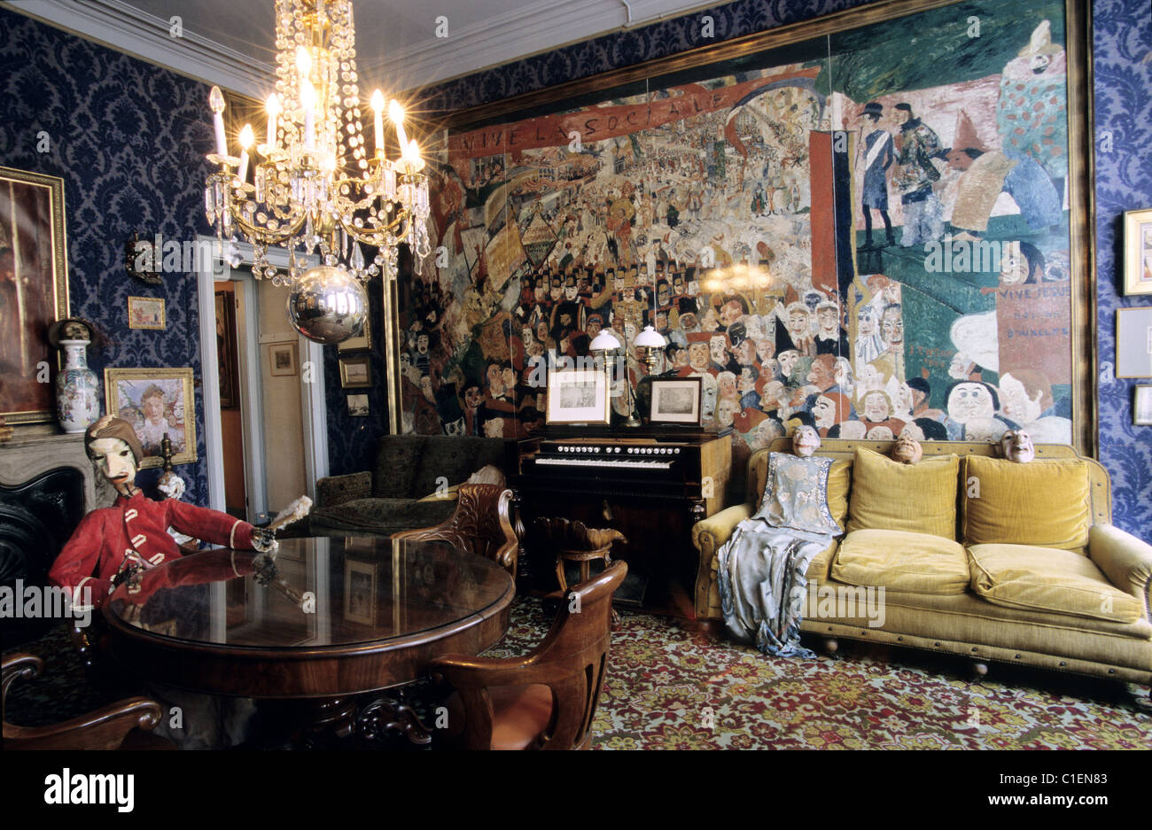 Belgium, Western Flanders, Ostend, James Ensor Museum Stock Photo - Alamy