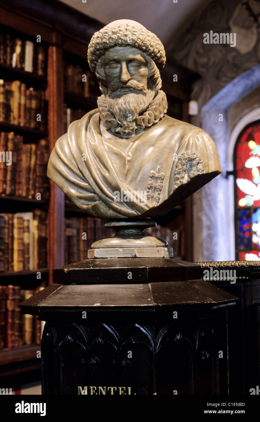 France, Bas Rhin, Selestat, humanistic library, Beatus Rhenanus' room ...