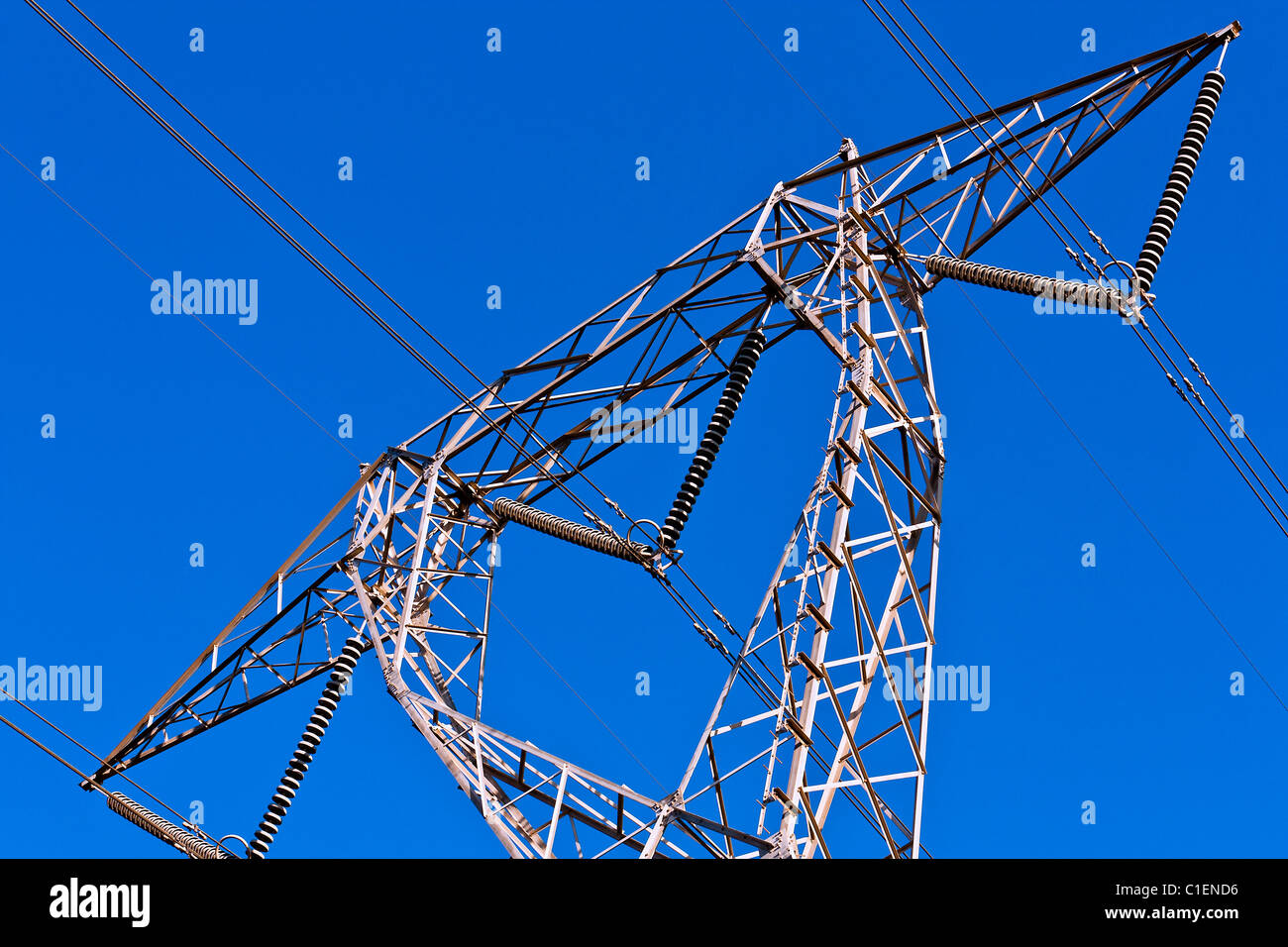 Power transmission perspective hi-res stock photography and images - Alamy