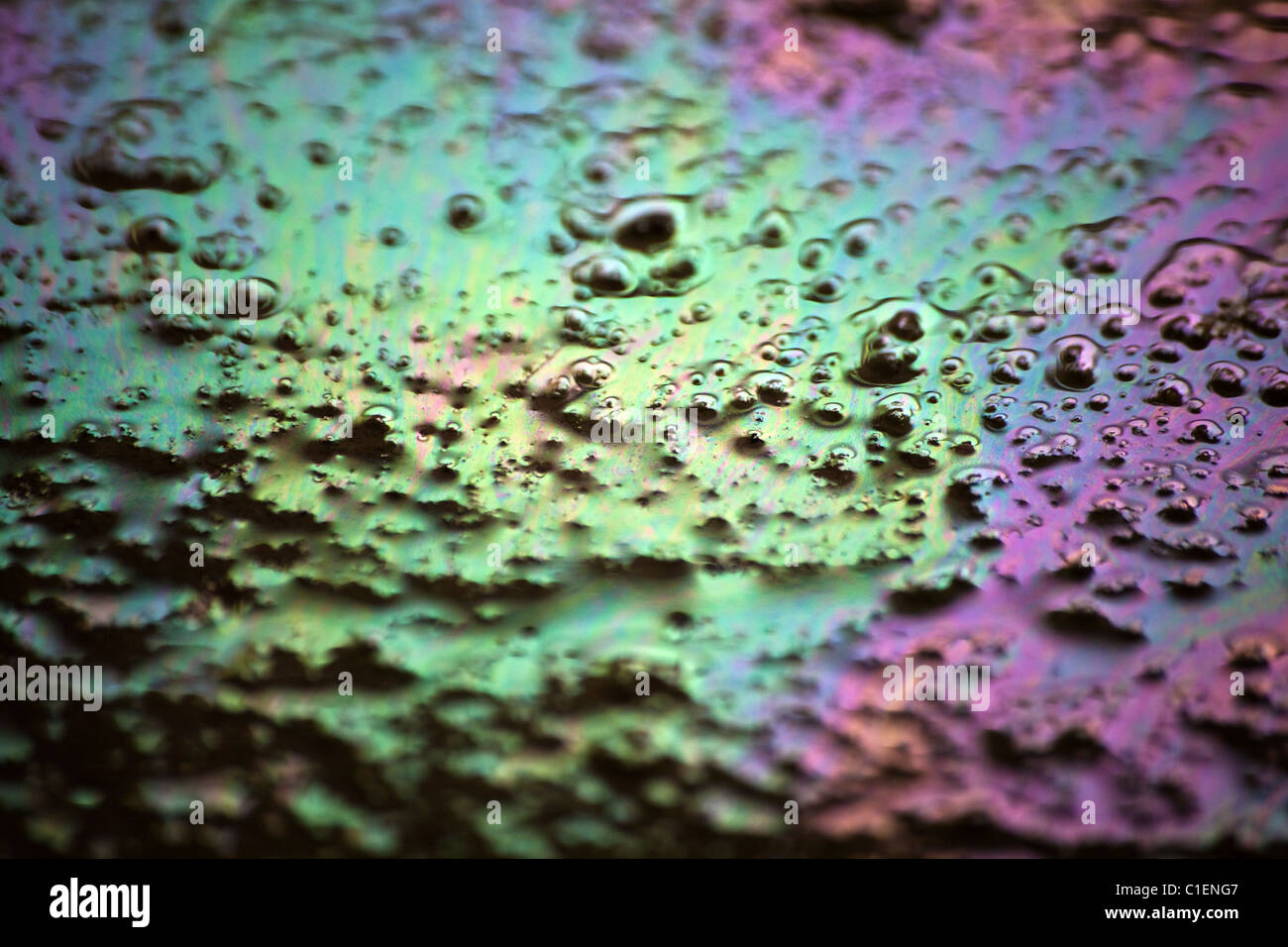 iridescence of oil Stock Photo - Alamy