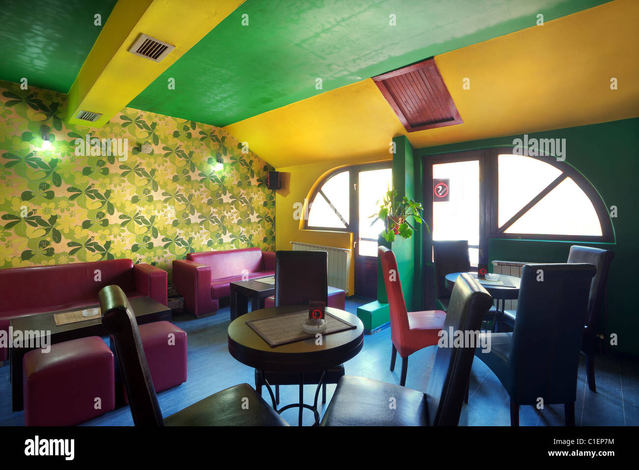 Interior cafe mainstream pop style hi-res stock photography and images ...