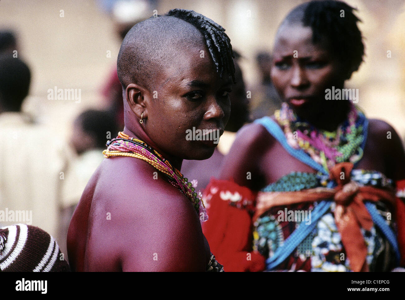 Benin, north of the country, Voodoo ceremony Stock Photo - Alamy
