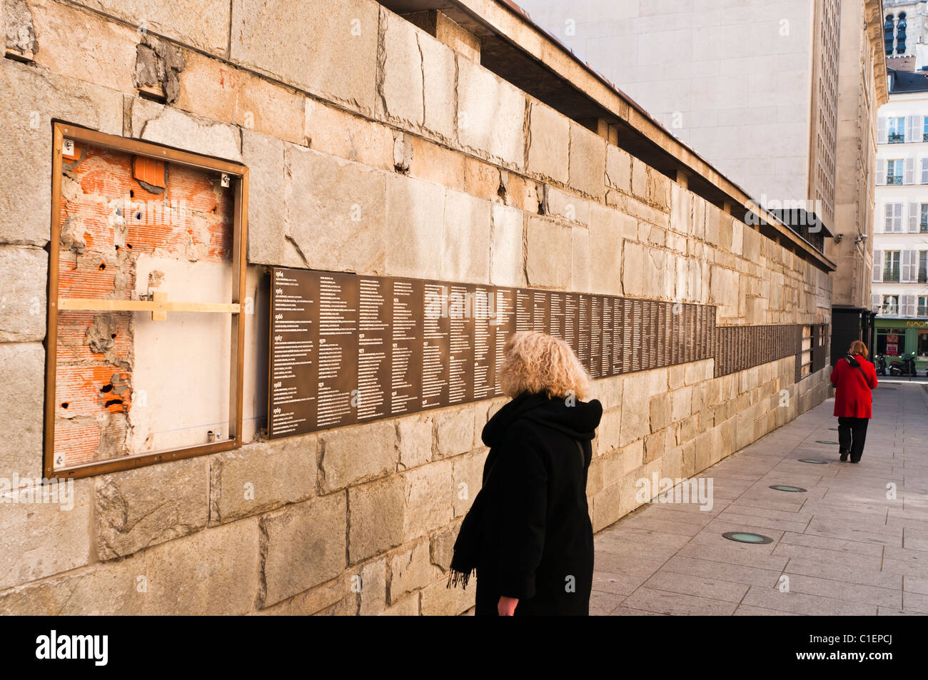 Shoah Memorial Le Marais Neighborhood France Stock Photo Alamy