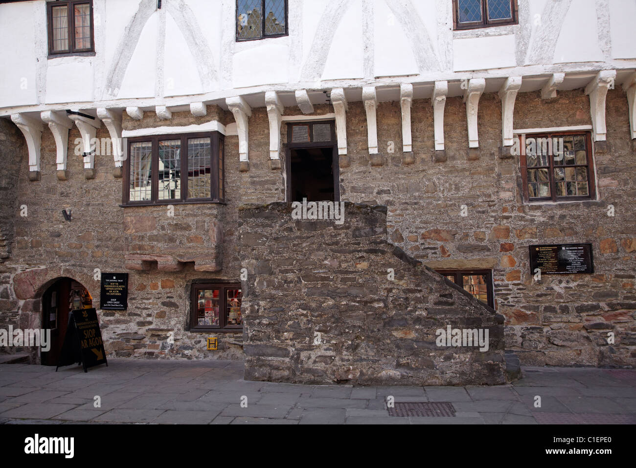 Aberconwy house circa 1300 hi-res stock photography and images - Alamy