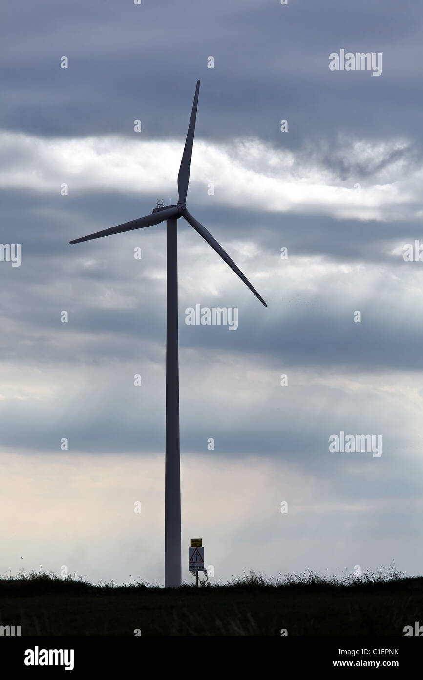 Windmill in the wind power park for alternative energy Stock Photo - Alamy