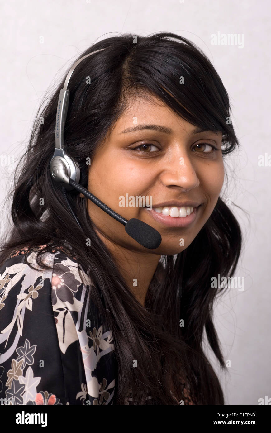 Call centre worker hi-res stock photography and images - Alamy