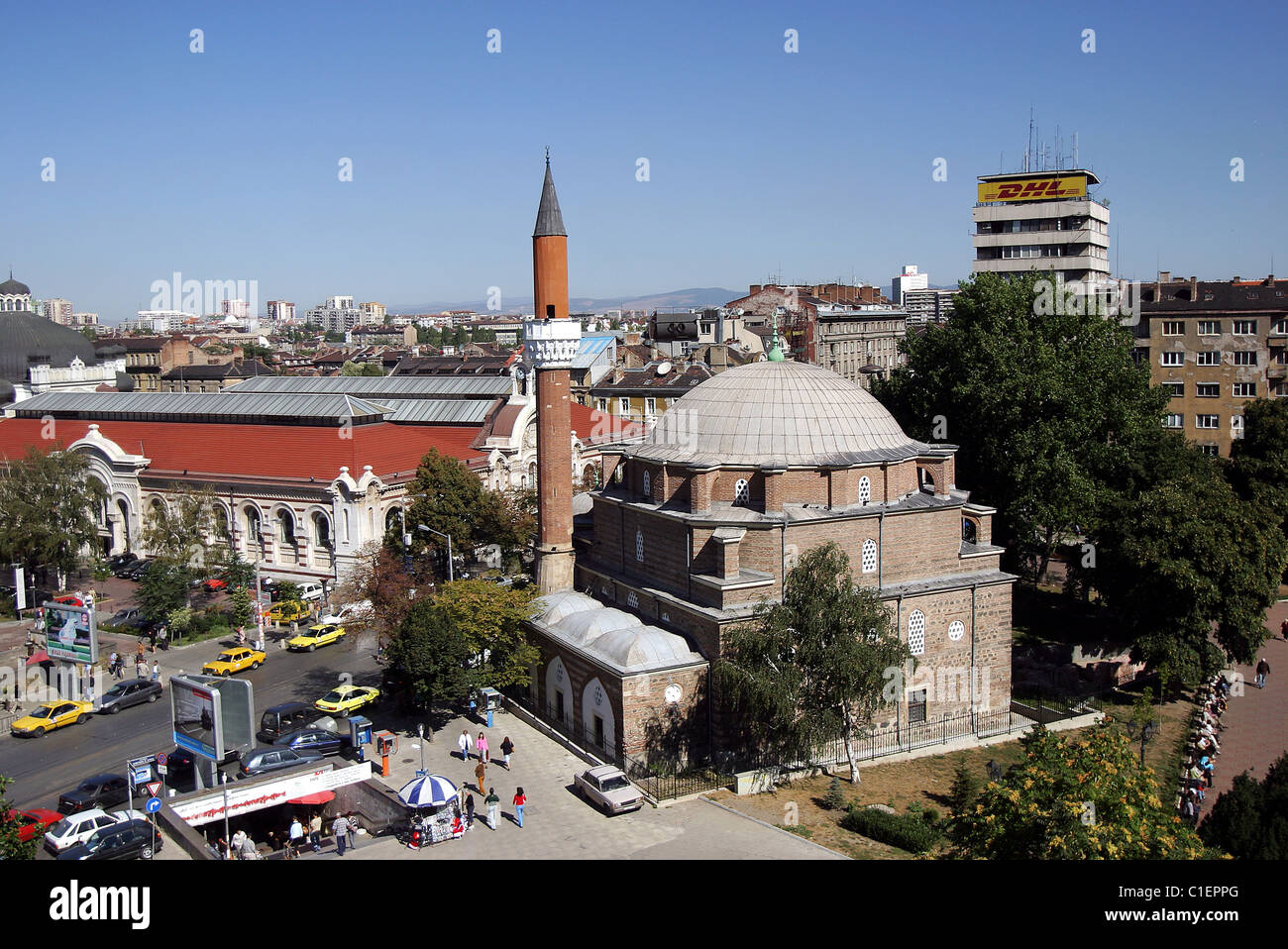 Bulgaria, Sofia city, Banya Bashi Mosque on Maria Louisa boulevard ...
