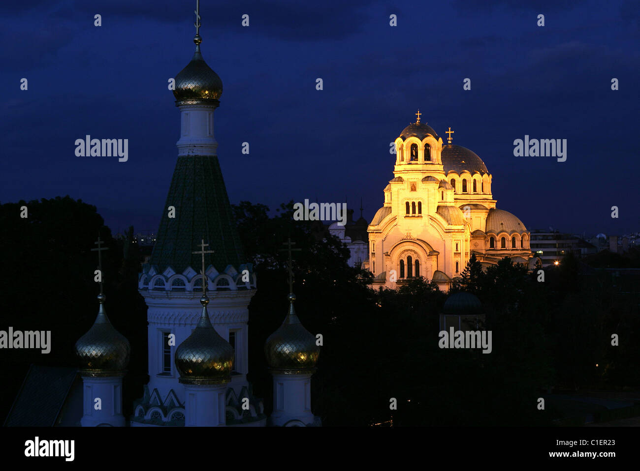 St nicolas cathedral bell tower hi-res stock photography and images - Alamy