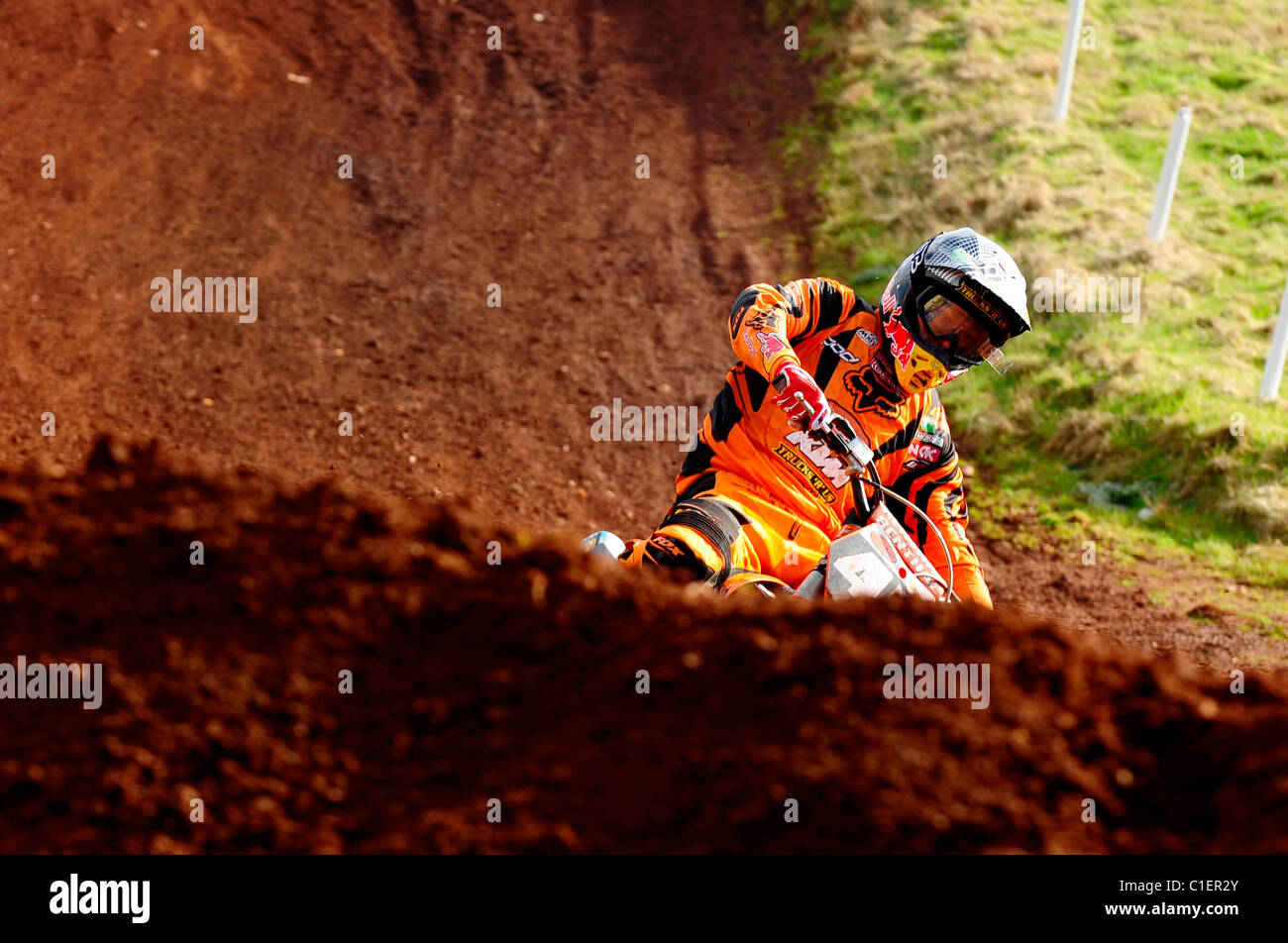 Jake Nicholls racing at the Maxxis British Motcorss - Little Silver ...