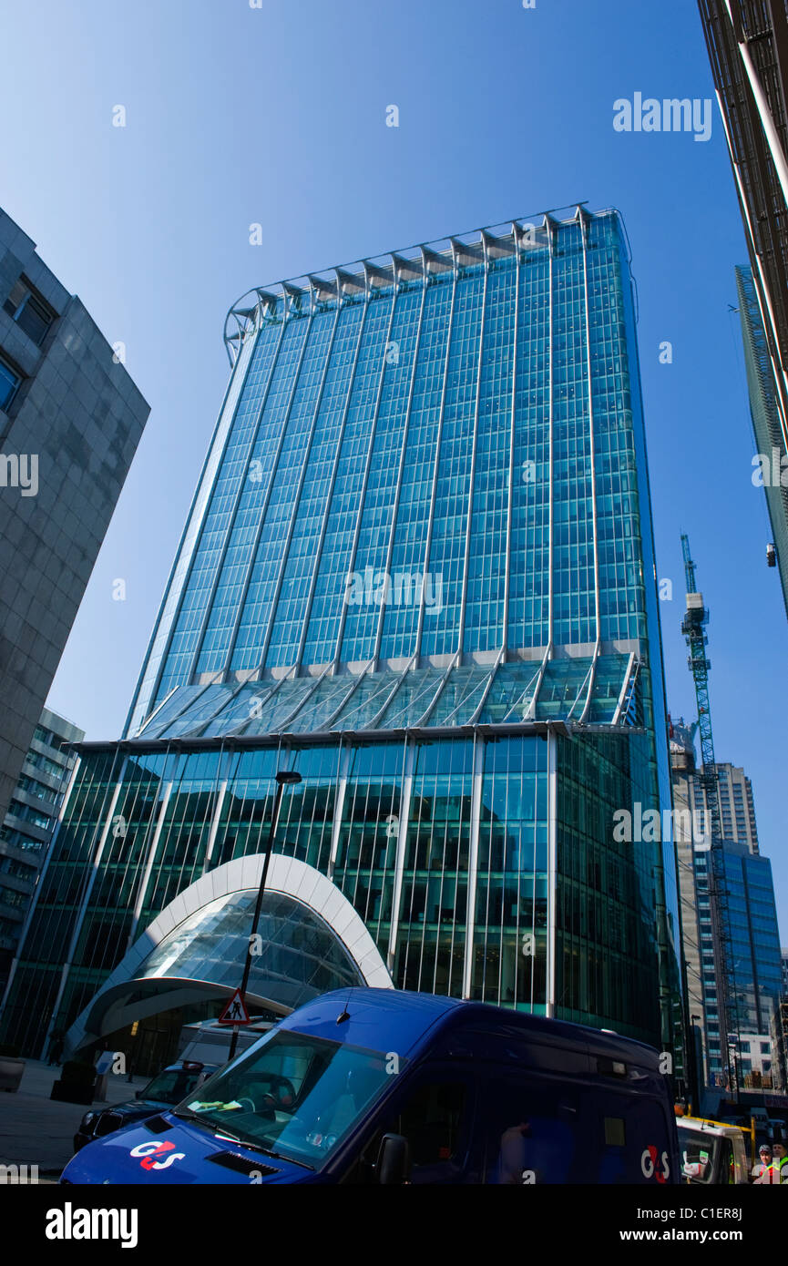 City of London , contemporary modern glass high rise office block Stock ...