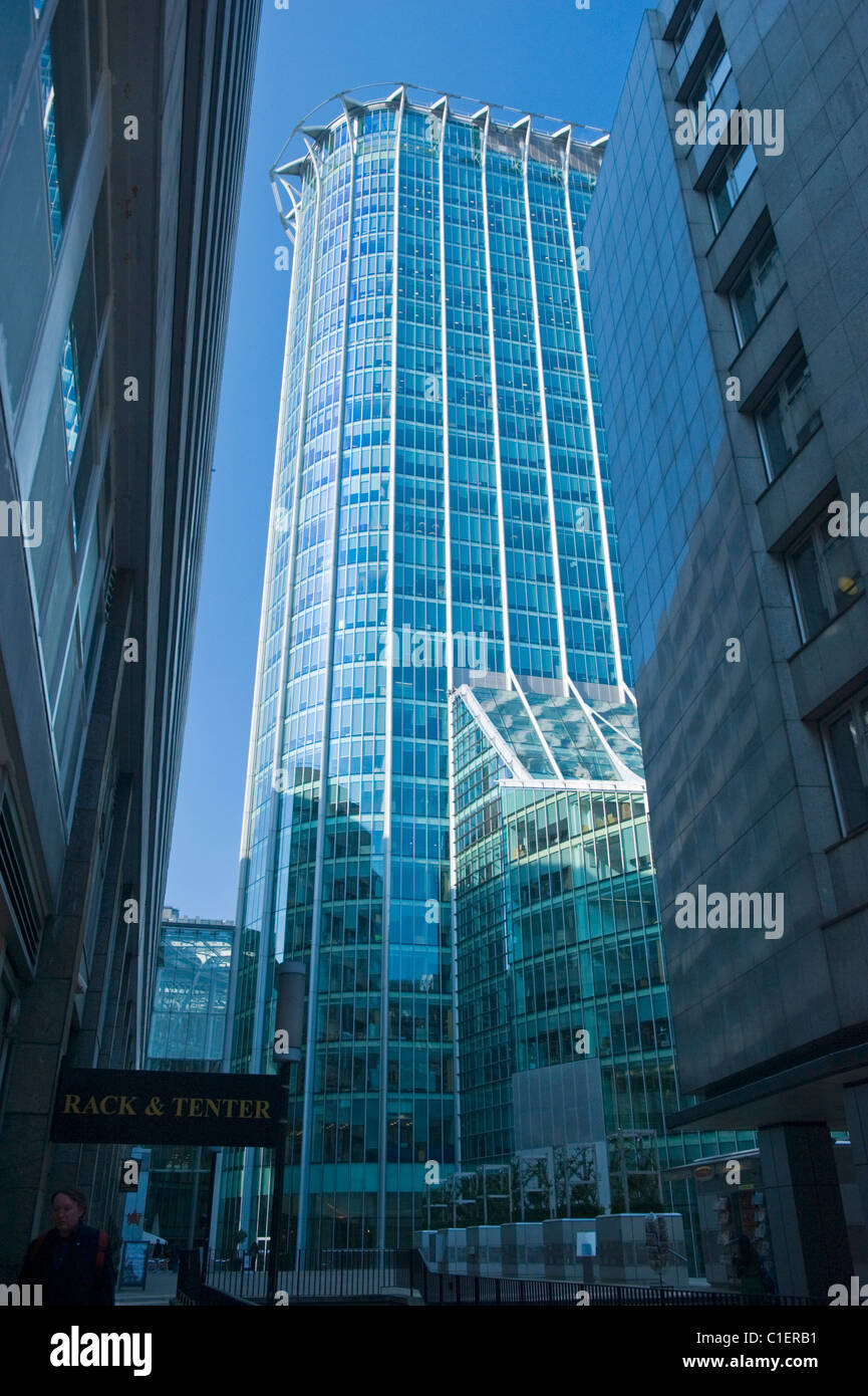 City of London , contemporary modern glass high rise office block Stock ...