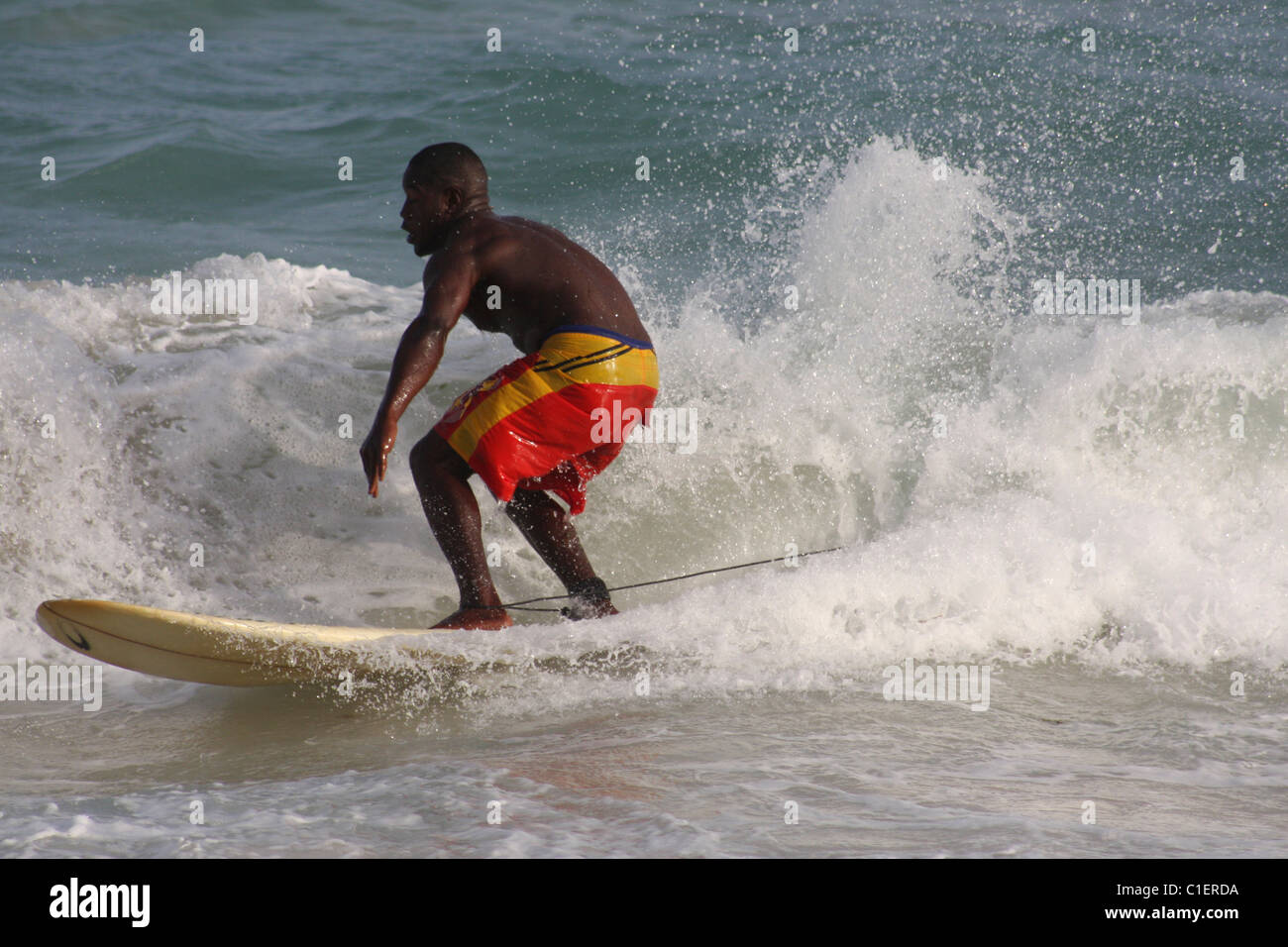 Barbados surfer hi-res stock photography and images - Alamy