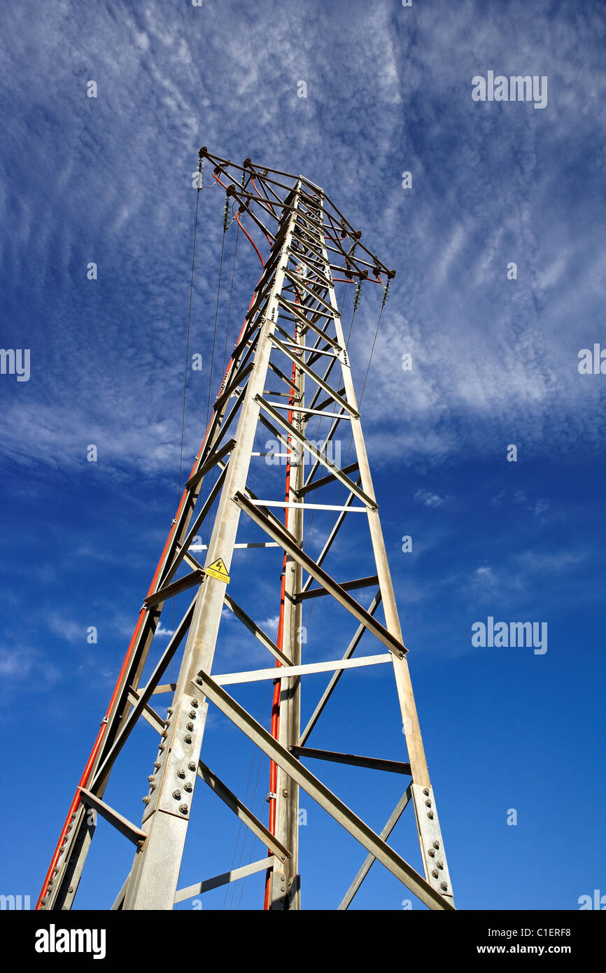 Tower of Electricity Stock Photo - Alamy