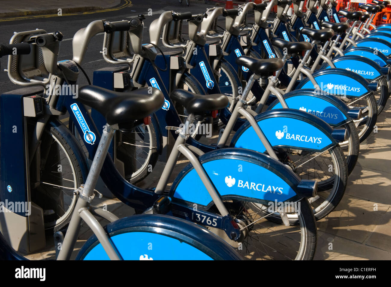 City of London , Boris ' s or Barclays bikes for hire , transport ...