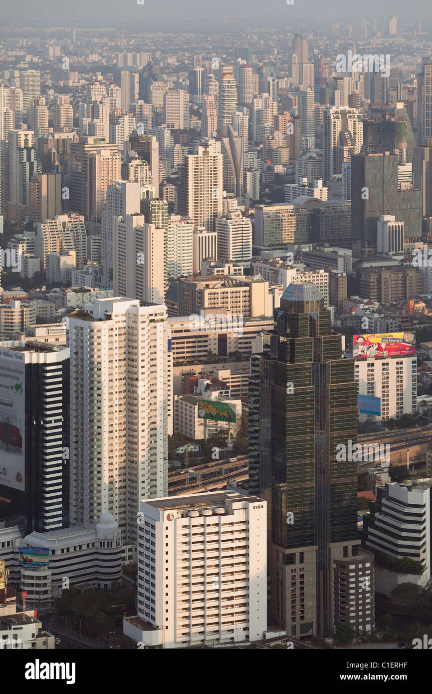 Cityscape overview thai downtown skyscrapers thailand town towers hi ...