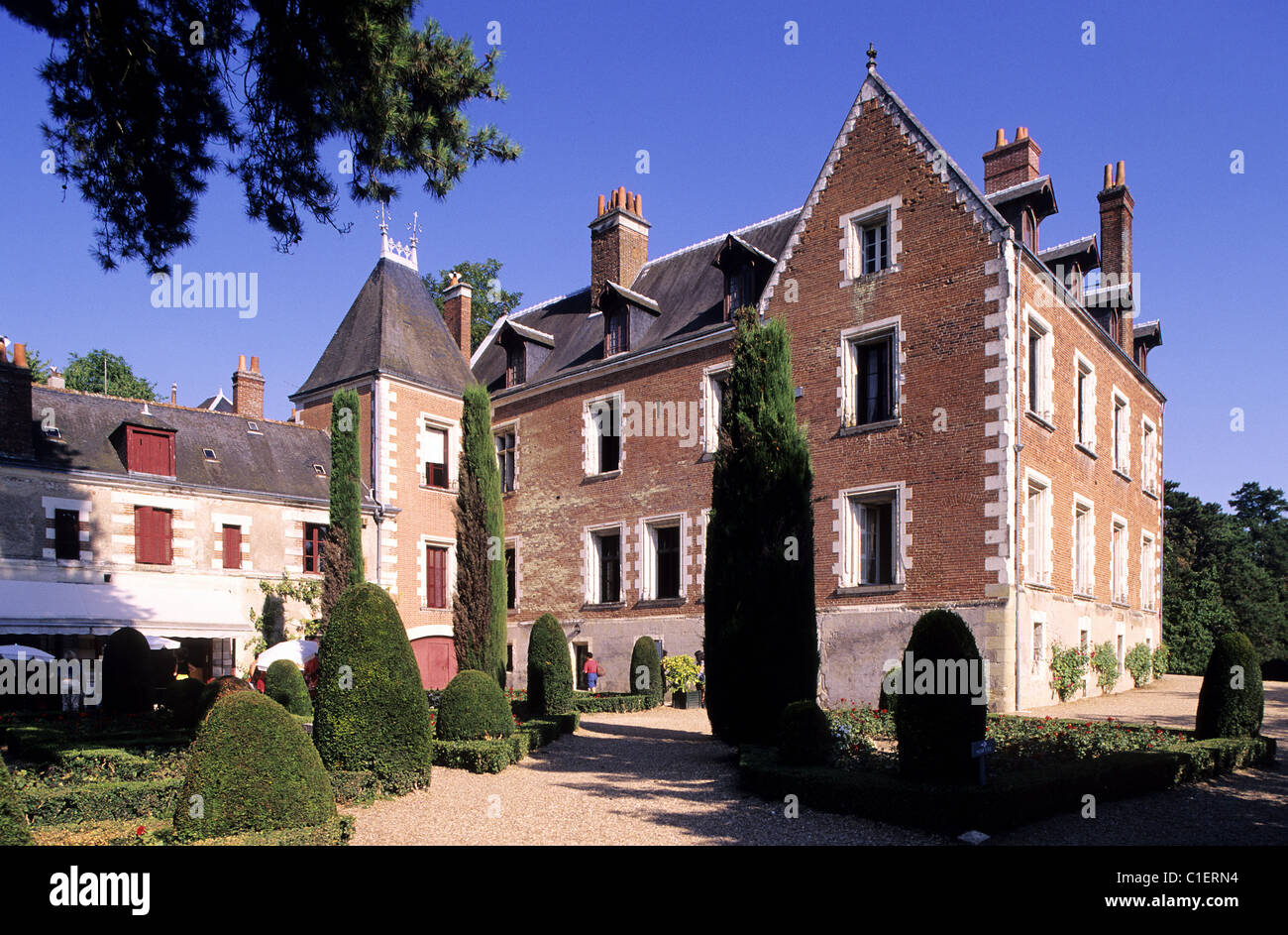 France, Indre et Loire, Amboise, Clos Luce castle museum where Leonardo ...