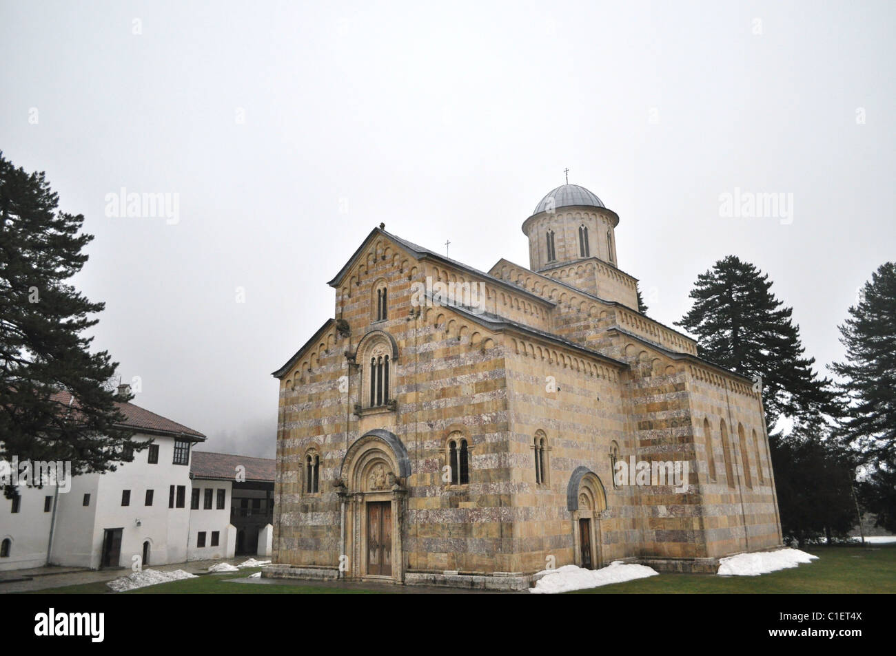 Visoki Decani monastery, Kosovo Stock Photo - Alamy