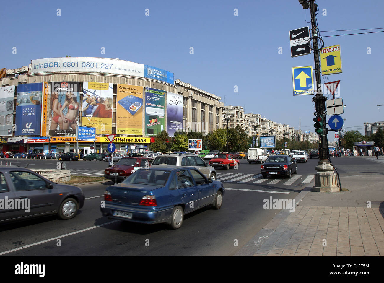 Romania, Bucharest, Unirii square Stock Photo - Alamy