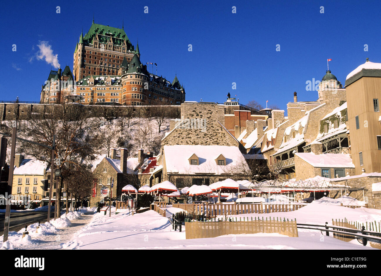 Canada Quebec Province Quebec City Old Town listed World Heritage by ...