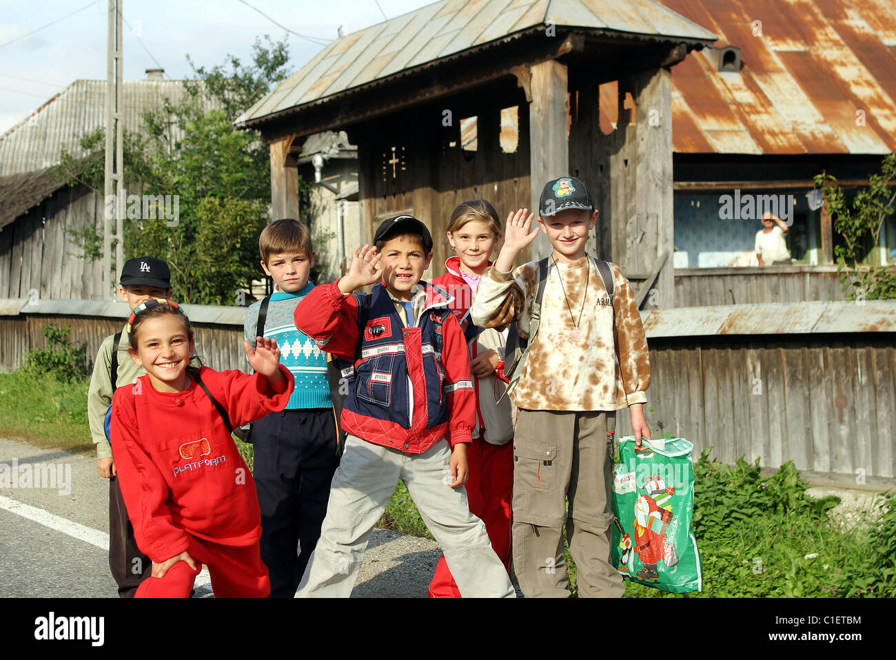 Romania, Maramures province, Budesti village Stock Photo - Alamy
