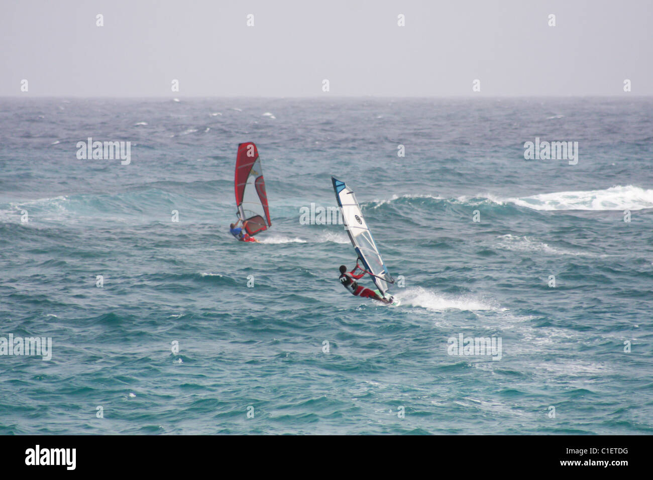 Aerial race windsurfer hi-res stock photography and images - Alamy