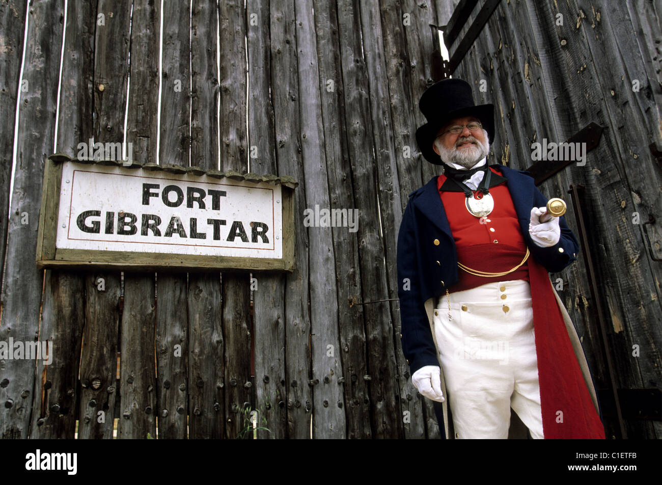 Canada, Manitoba, Winnipeg, Fort Gibraltar set up in 1809 and rebuilt ...