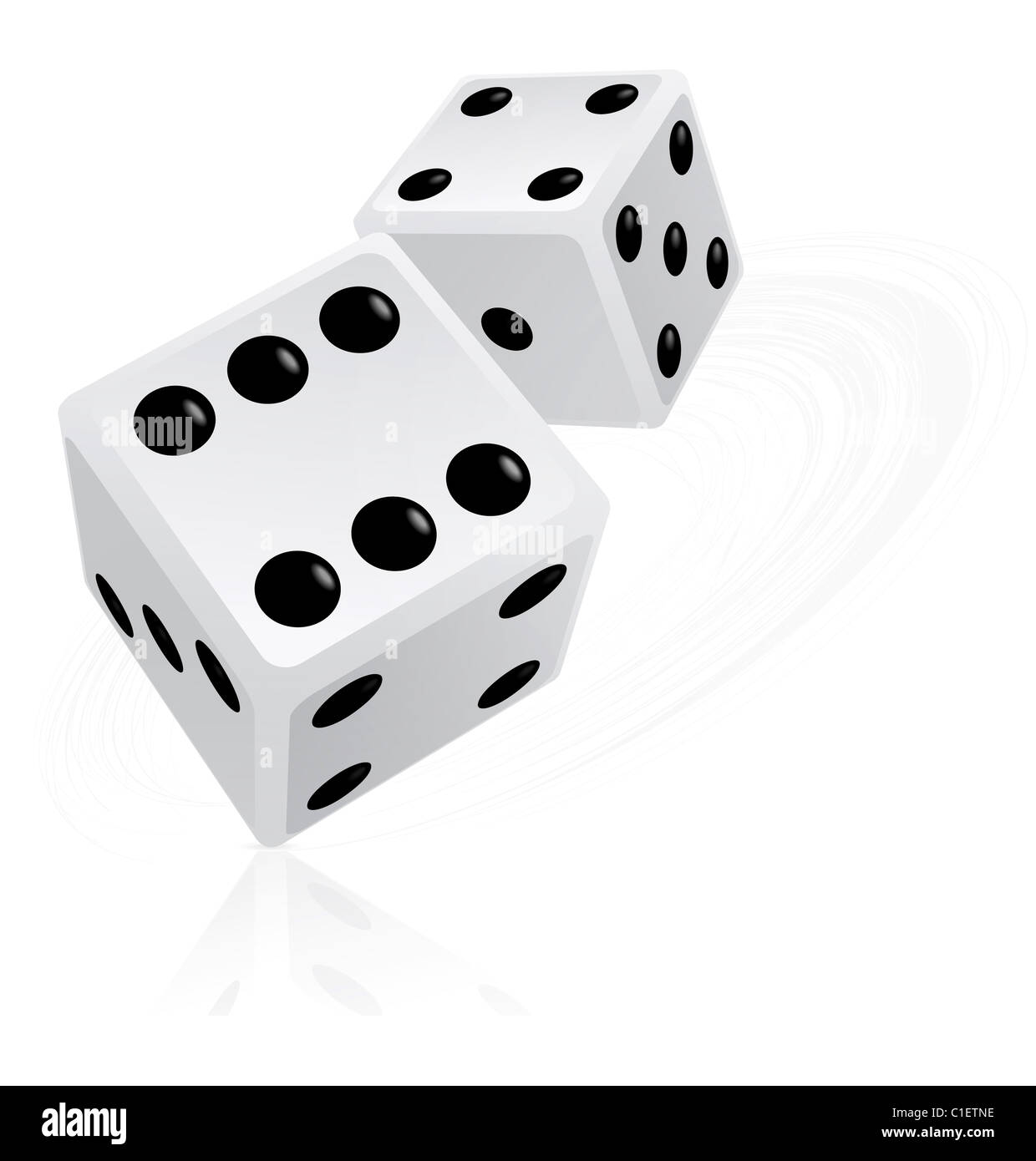 Dice rolling excitement hi-res stock photography and images - Alamy