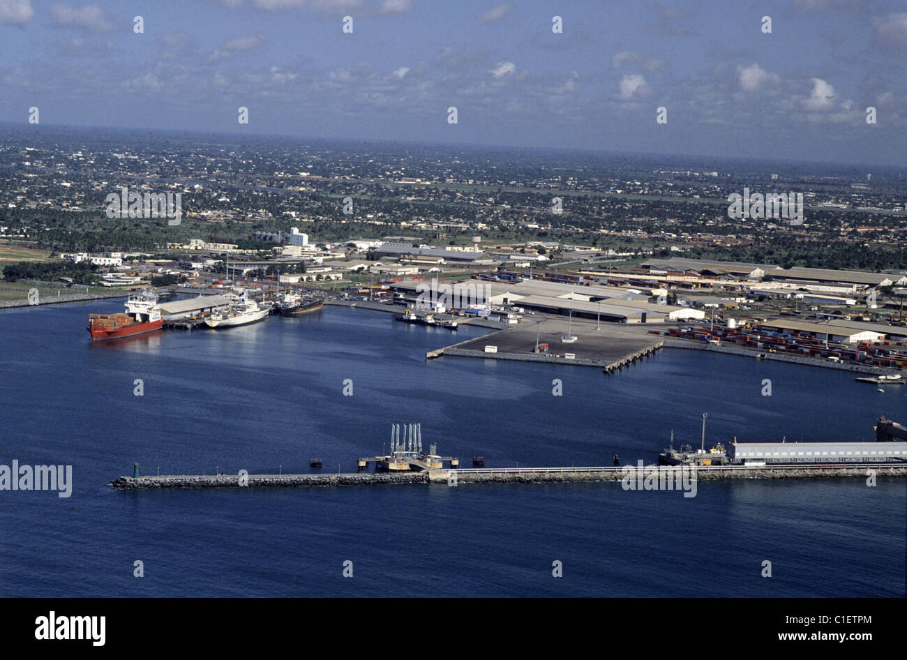 Lome togo africa city aerial hi-res stock photography and images - Alamy