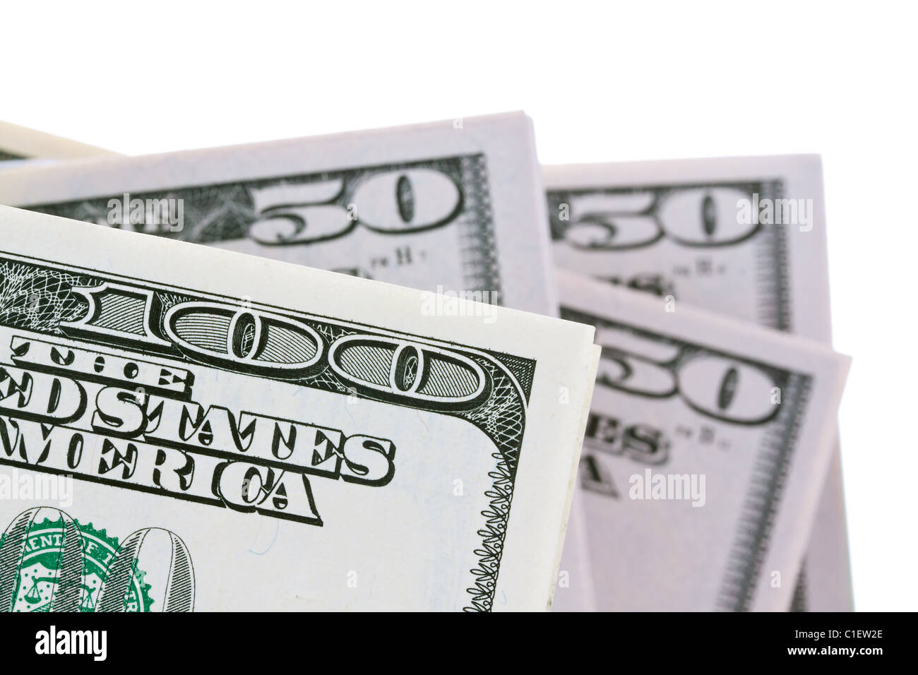 Detail of American dollar bills Stock Photo - Alamy
