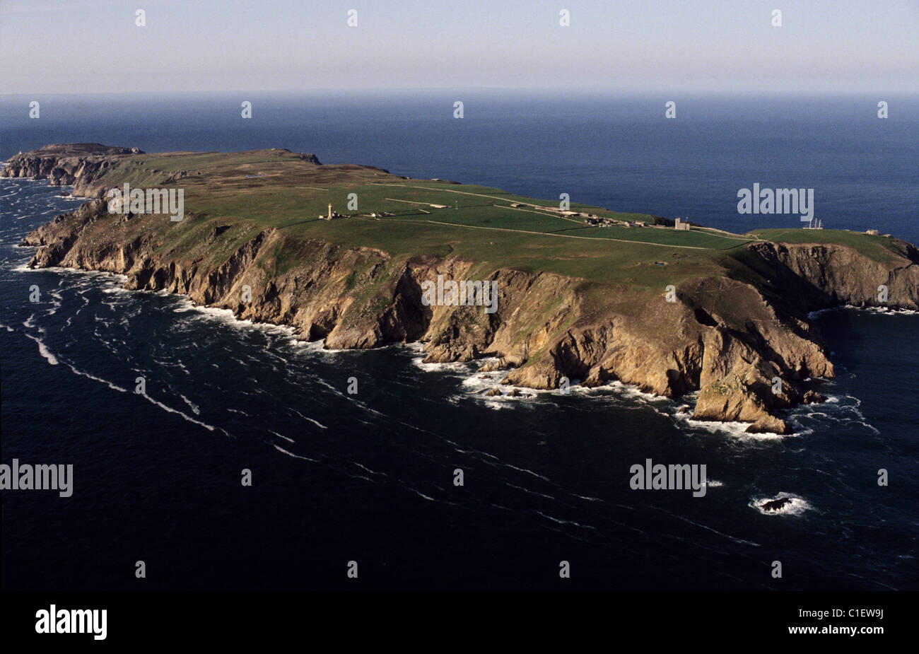 United Kingdom, overview of Lundy Island Stock Photo - Alamy