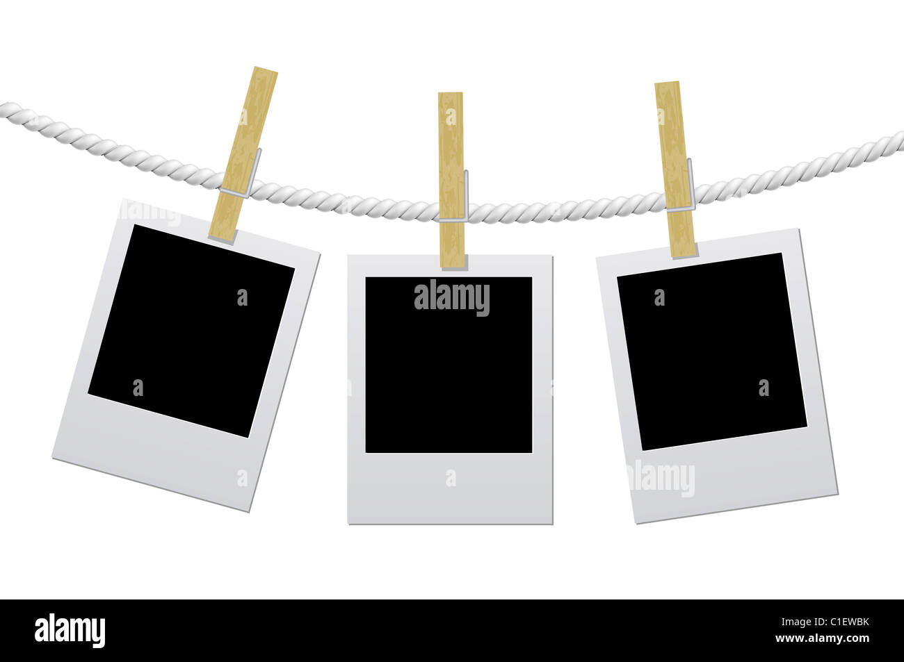 Designer concept - blank photo frames for your photos Stock Photo - Alamy