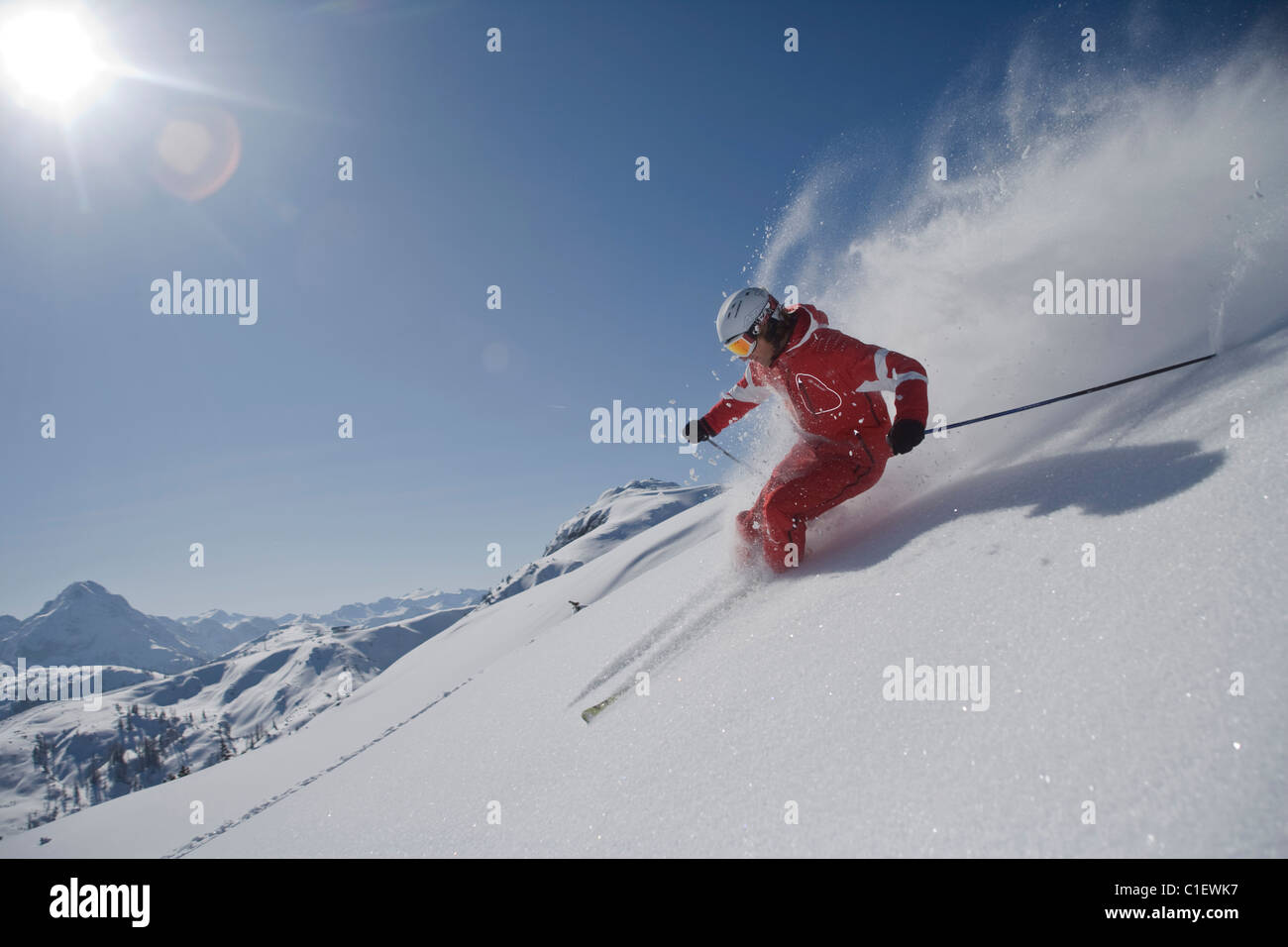 skiing; free riding Stock Photo - Alamy