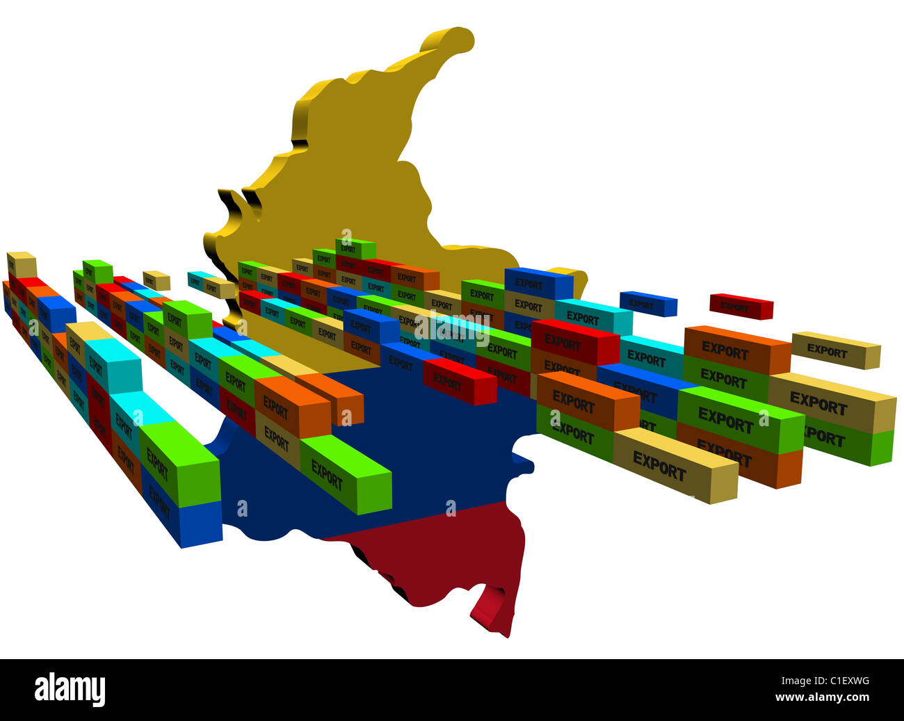 Trade Map Colombia High Resolution Stock Photography and Images - Alamy