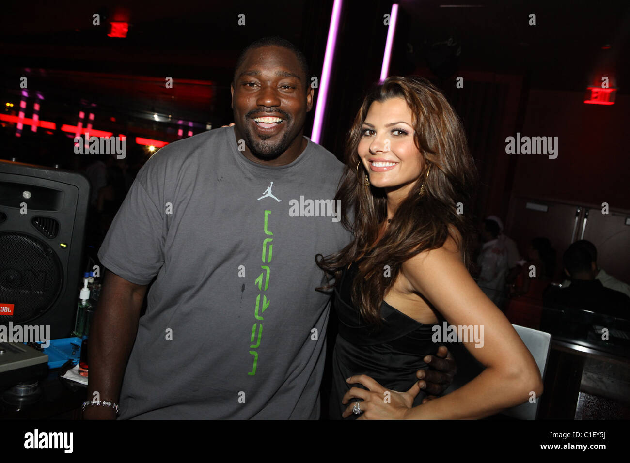 Warren sapp aura nightclub nassau hi-res stock photography and images ...