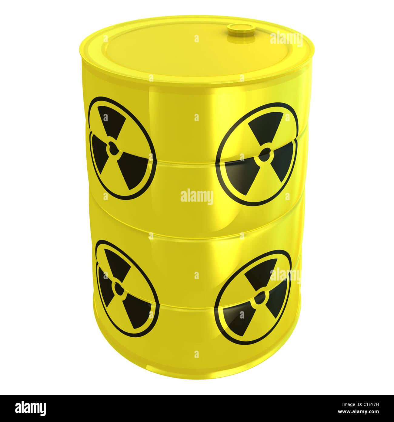 radioactive tank isolated on white Stock Photo - Alamy