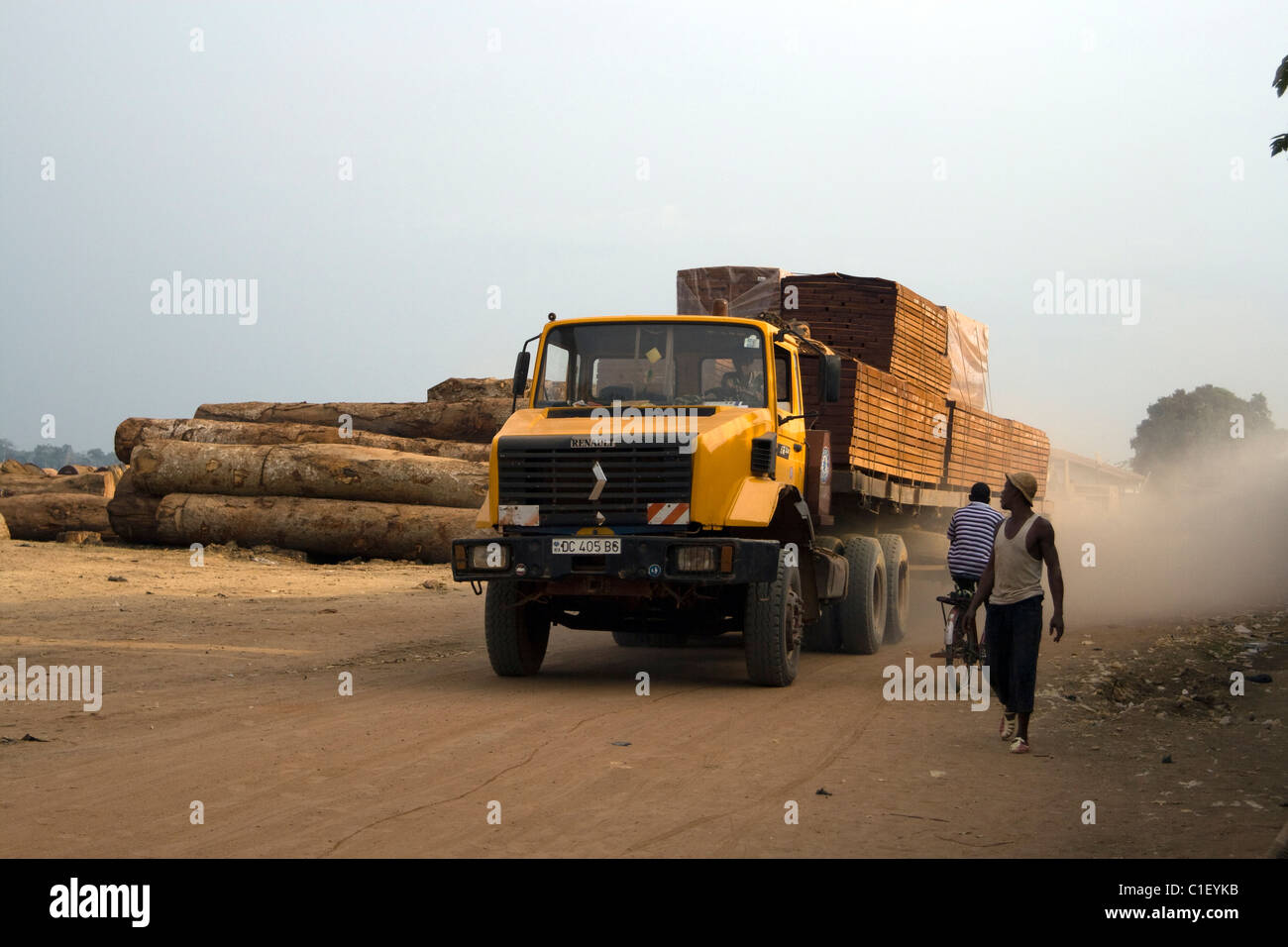 Plank transport ,Linkouala Timber ,Betou ,Republic of the Congo Stock ...