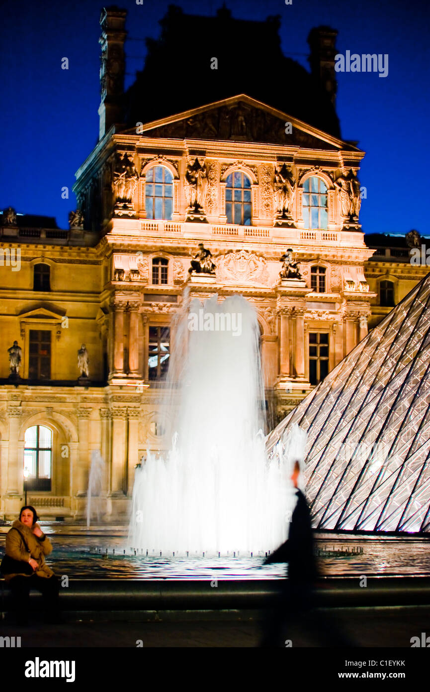 Paris louvre museum denon wing hi-res stock photography and images - Alamy
