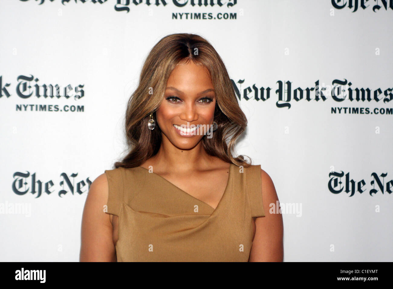 Tyra Banks The New York Times Sunday with the magazine New York City ...