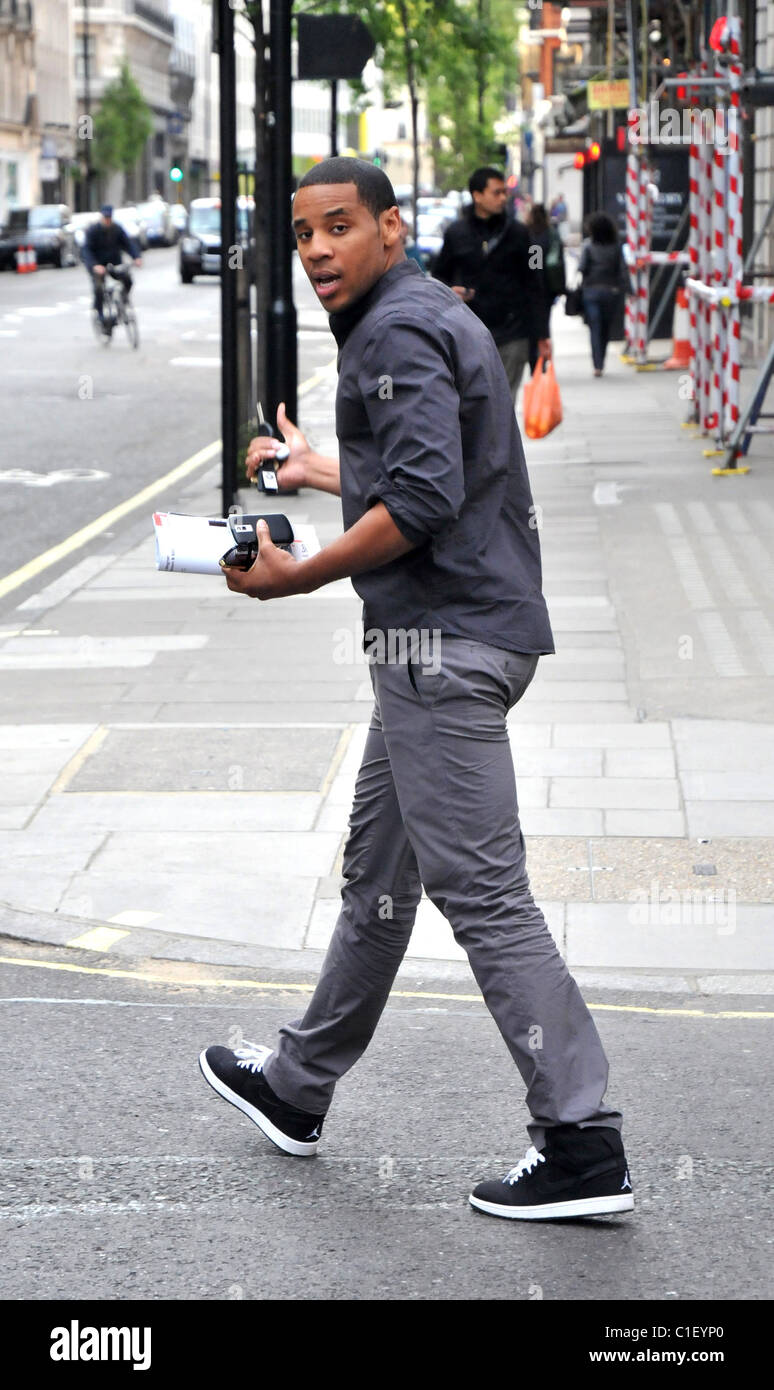 Reggie Yates at Radio One London, England - 03.05.09 Stock Photo - Alamy