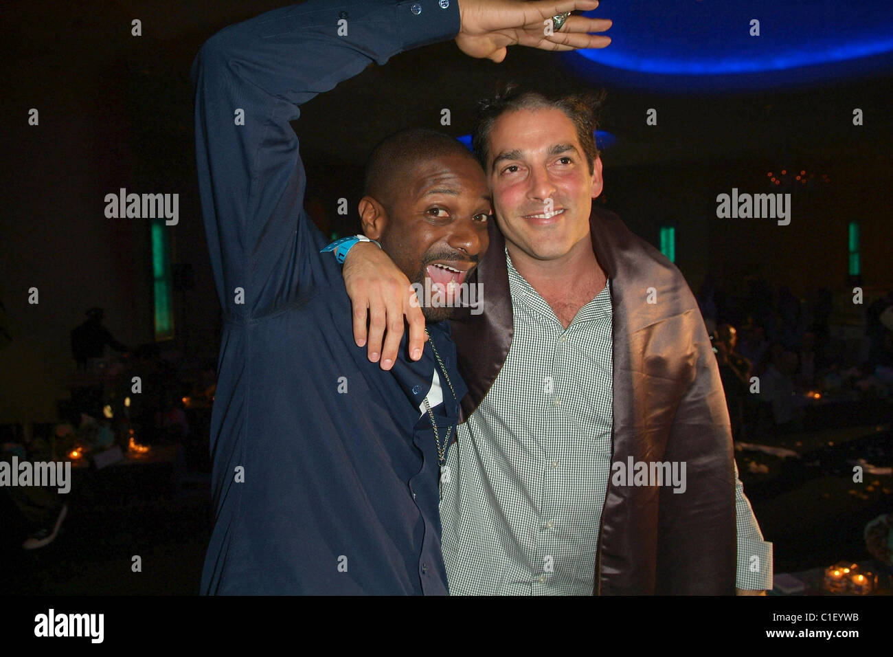 Alan Roth hair was auctioned to be shaved and won by DJ Irie by bidding ...