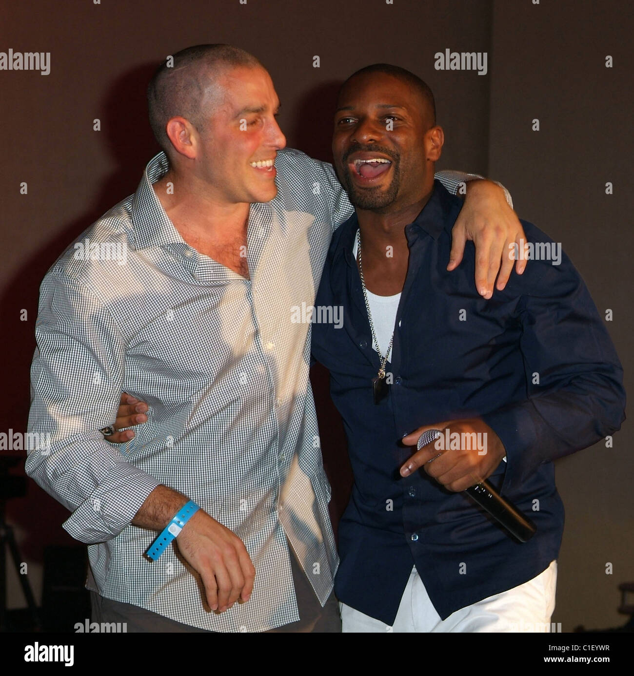 Alan Roth hair was auctioned to be shaved and won by DJ Irie by bidding ...