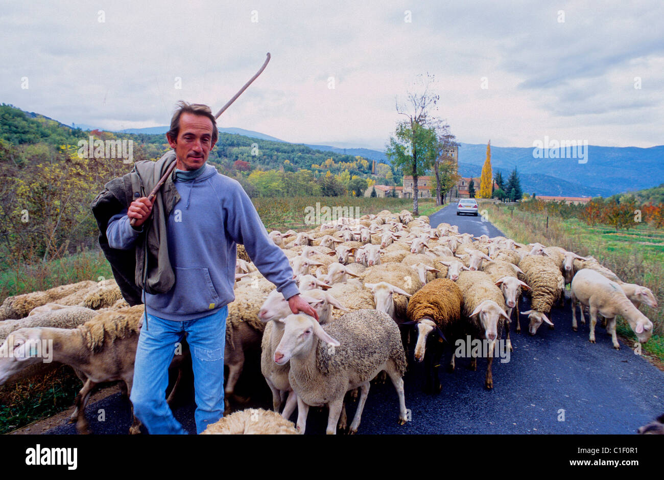 France, Pyrenees Orientales, Benedicte abbey of St Michel de Cuxa ...
