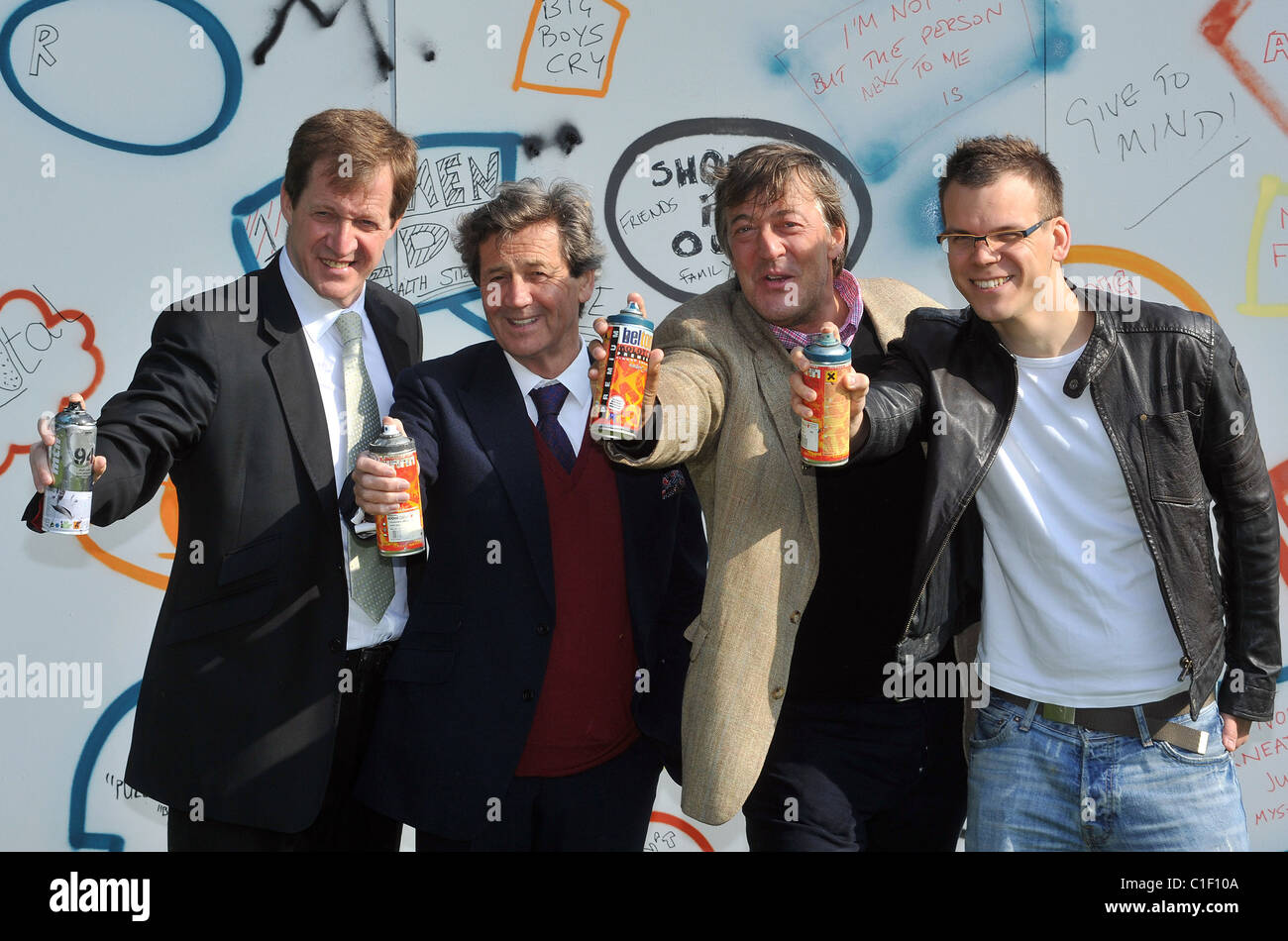 Stephen Fry, Alastair Campbell and Lord Melvyn Bragg, Matt Wilkinson ...