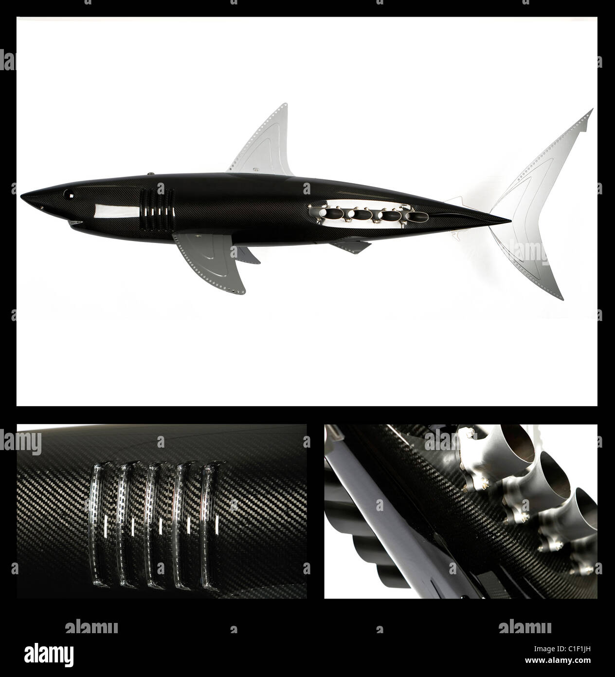 CAR SHARK There's some-fin fishy about this model shark - it was built ...