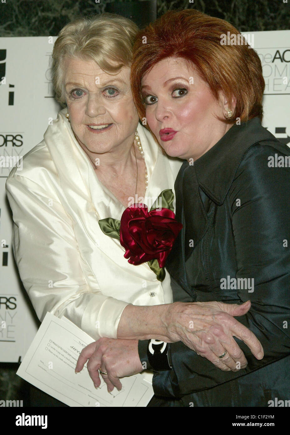 Tony Award Winners Angela Lansbury and Faith Prince attending the ...